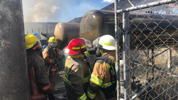 Incendio de gasera en Tonalá deja tres personas lesionadas