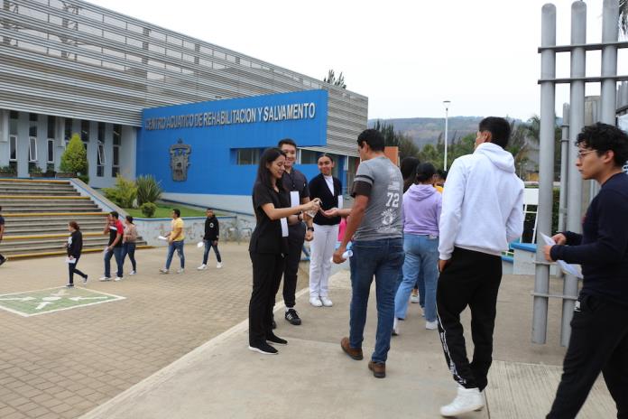 Aplicación de examen de admisión en El Centro Universitario del Sur